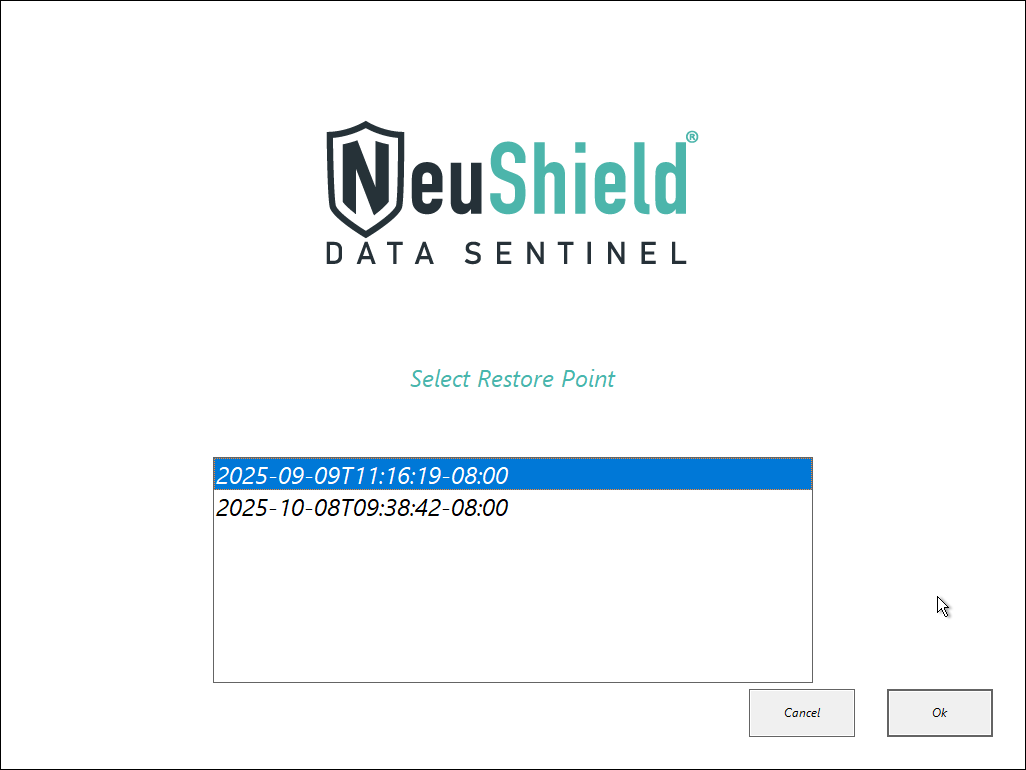 How to run NeuRestore when a system does not boot – NeuShield Support